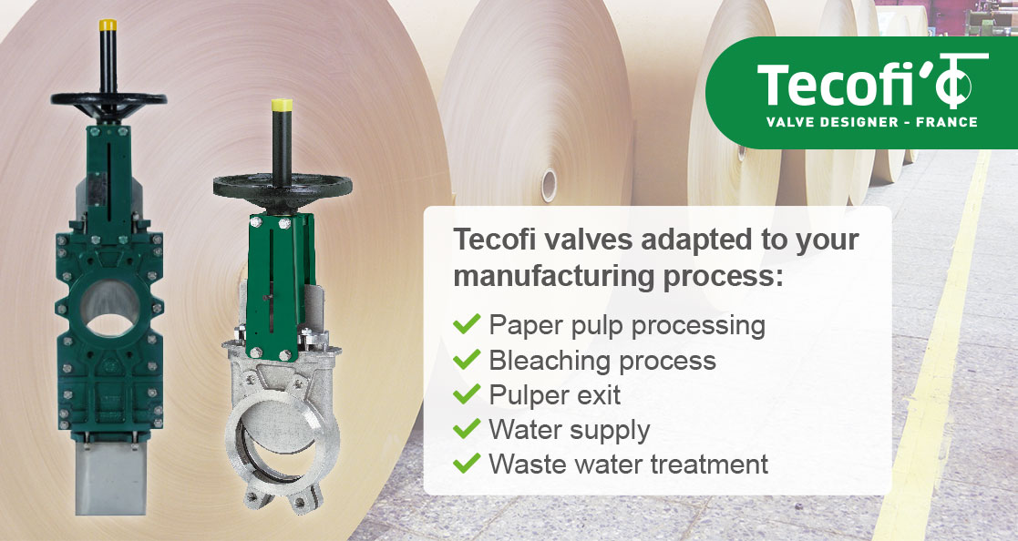 Paper Industry Solutions - TECOFI valve designerValve designer