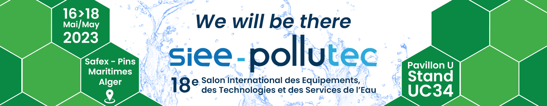 Banniere pollutec algerie - TECOFI valve designerValve designer